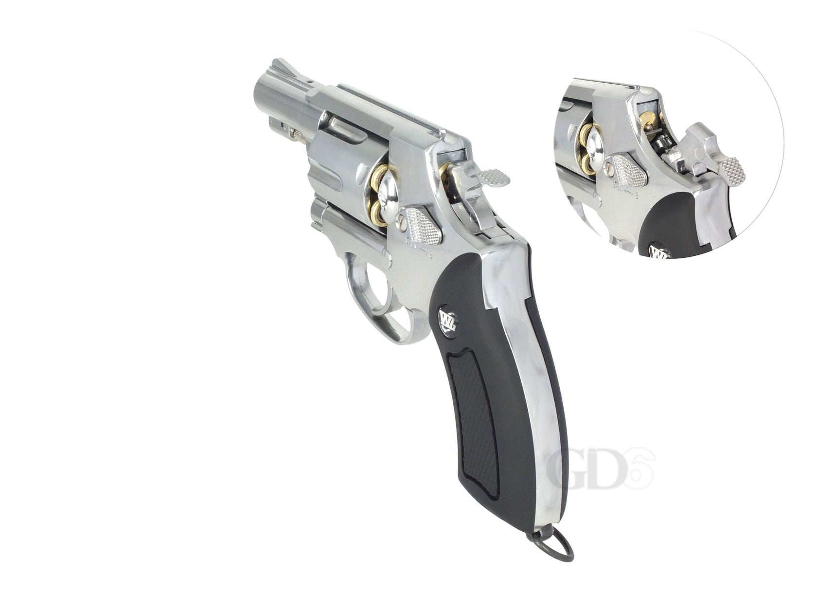 WG スポーツ-7 733 シェリフ M36 2インチ CO2ガスリボルバー メタルパーツ セット. – GD6-JP