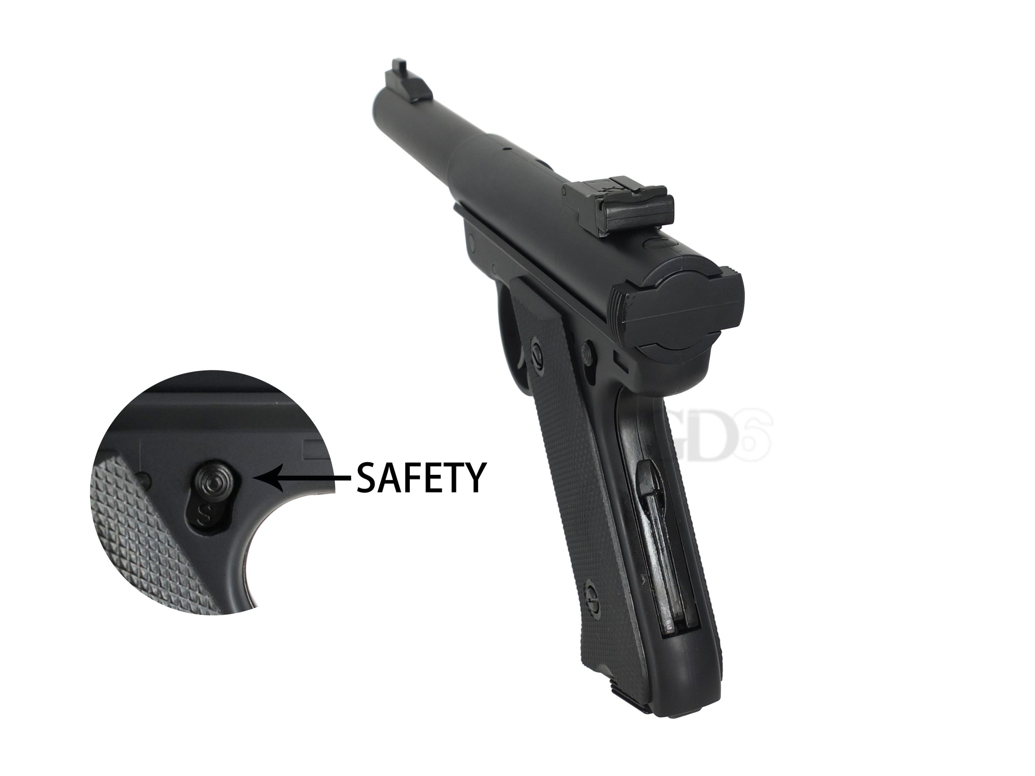 KJ WORKS MK1 固定スライド式 ガスハンドガン. – GD6-JP