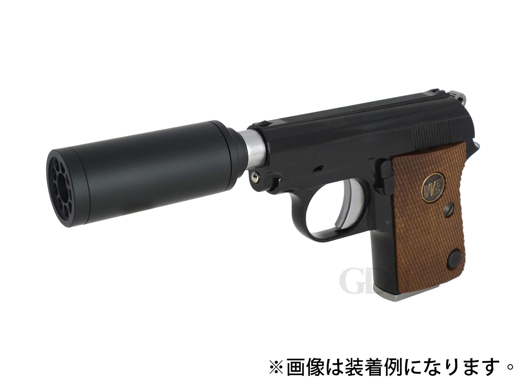 WE CT25 / CYBERGUN COLT .25用 11mm 正ネジ ( 内ネジ ) メタルアウターバレル. – GD6-JP