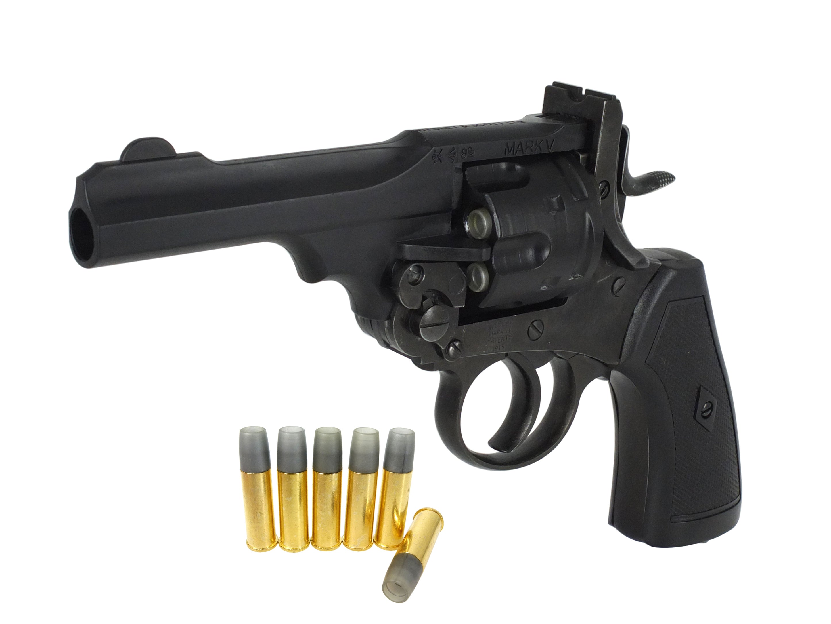 [ GD6-JP カスタム ] 日本仕様 GUN HEAVEN ウェブリー MK.VI 4インチ 中折れ式 CO2ガスリボルバー HM.(