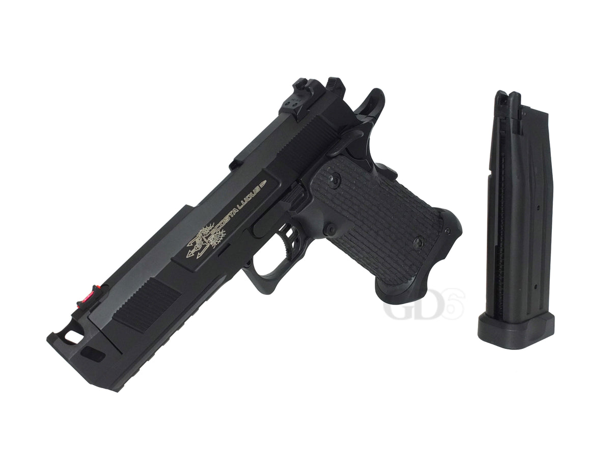 ARMY ARMAMENT STI Costa Carry Comp Hi-Capa ハイキャパ ガスブローバック ハンドガン. – GD6-JP