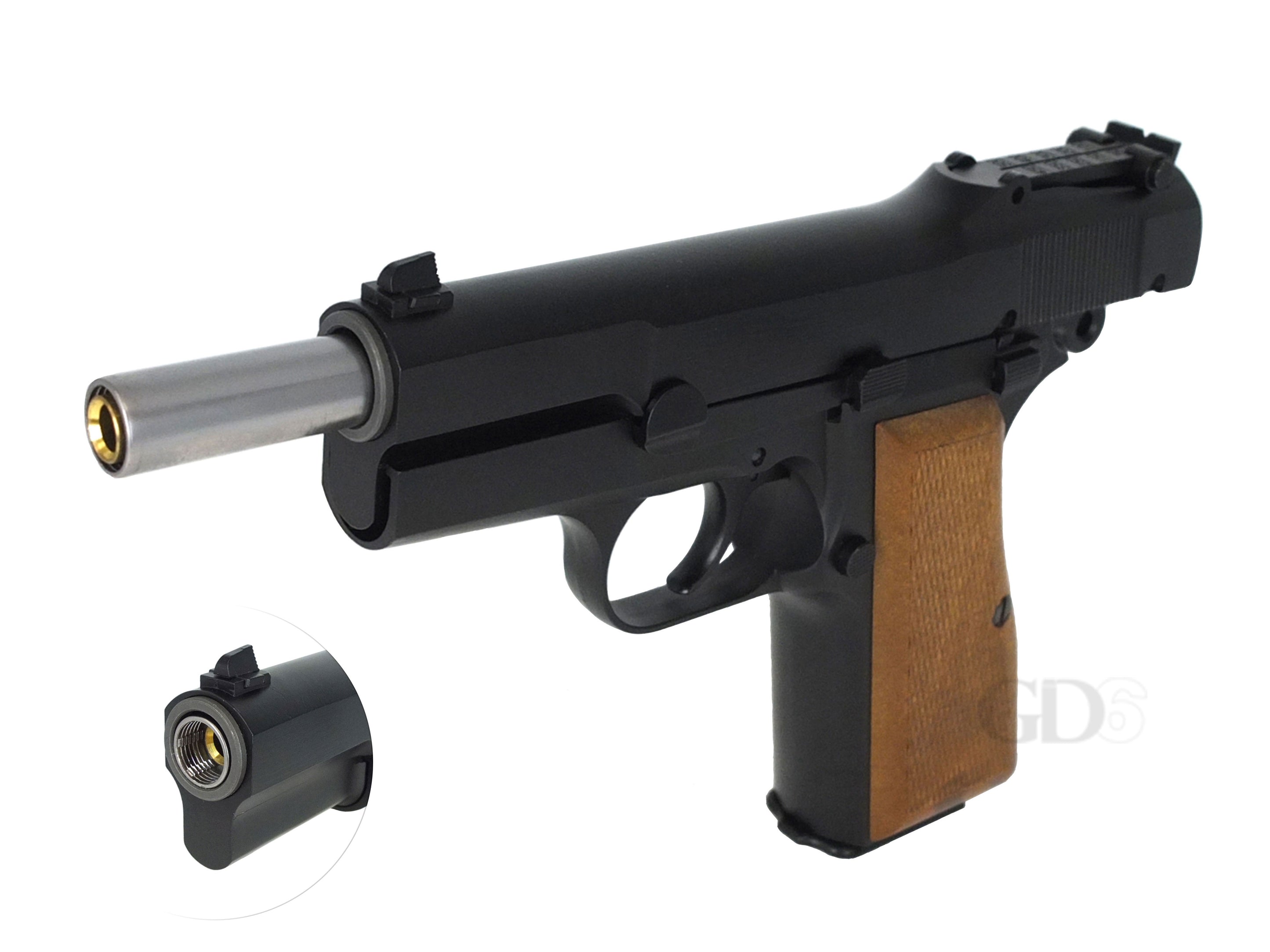 WE NEW Ver. WWII FN ブローニング ハイパワー Browning Hi-Power MKI M1935 P35 ガスブロー ...